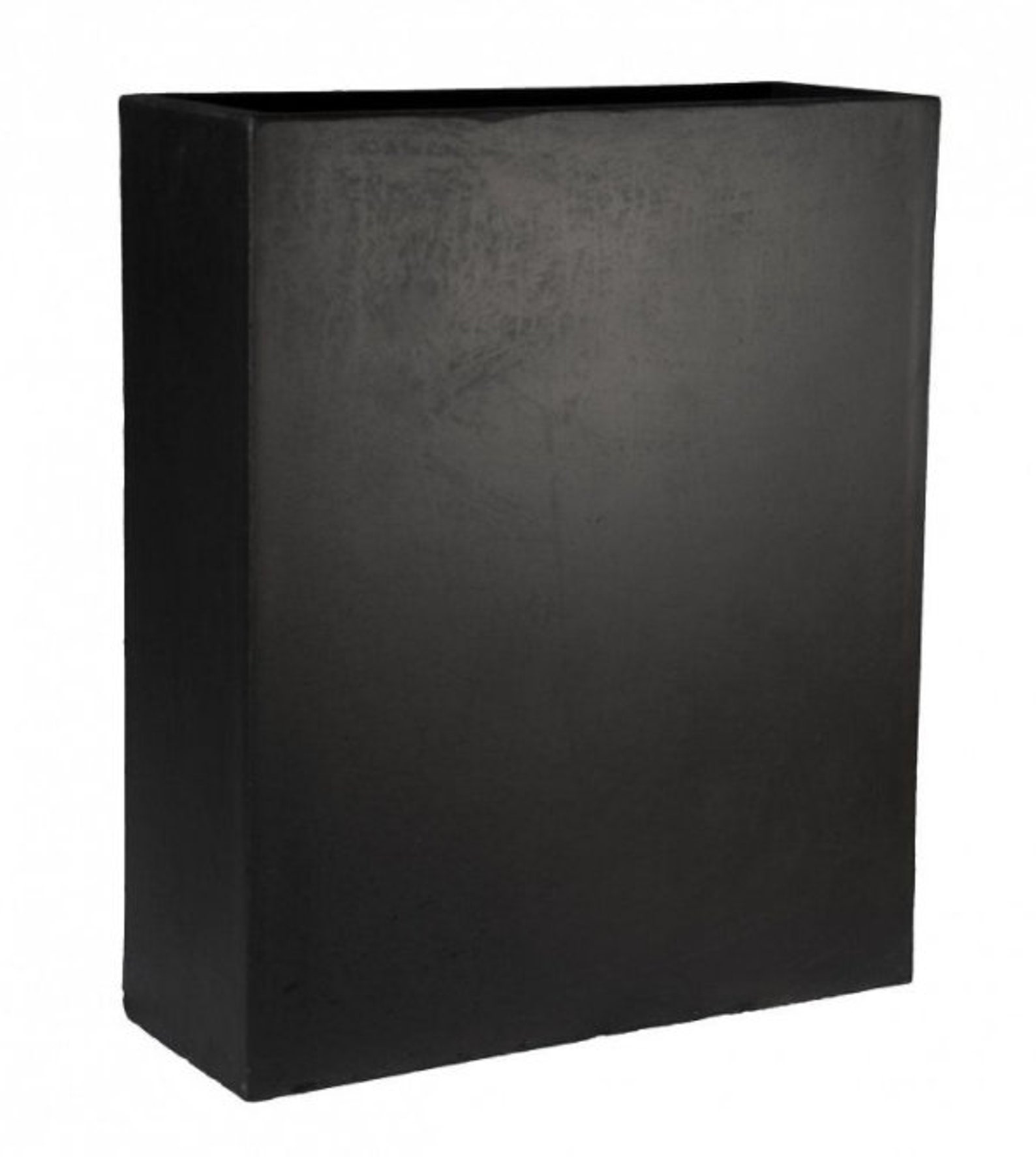 Black Narrow Concrete Planters Space Efficient Raised Flower - Etsy