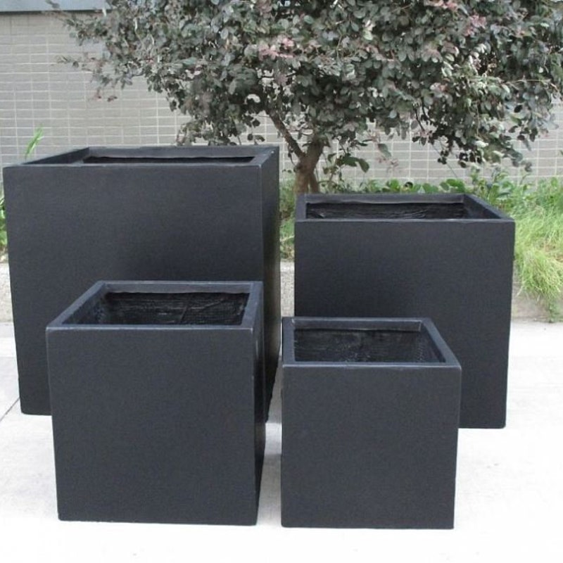 Large Square Stone Planter - Etsy UK
