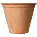 Large Tall Plain Terracotta & Fibreglass Handmade Garden Pots Planter ...
