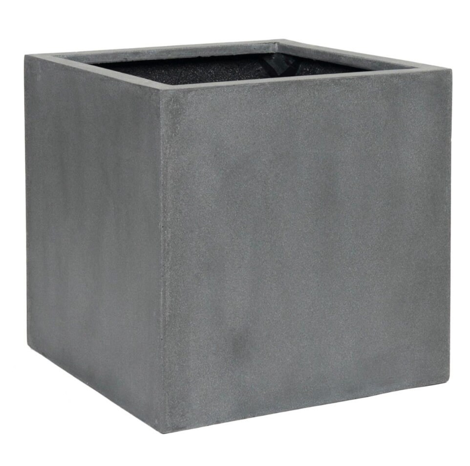 Premium Large Grey Square Concrete Fibrestone Handmade Block - Etsy UK