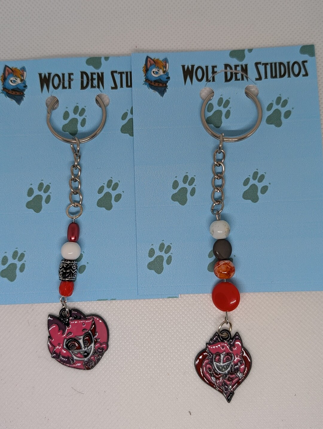 Alastor Hazbin Hotel Keychain - Etsy