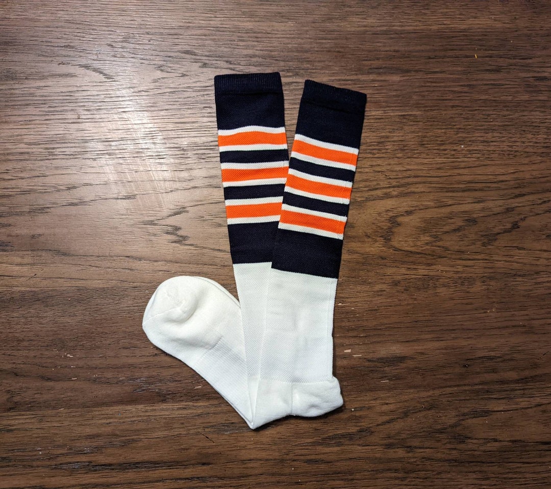 Chicago Football Socks - Navy - Etsy
