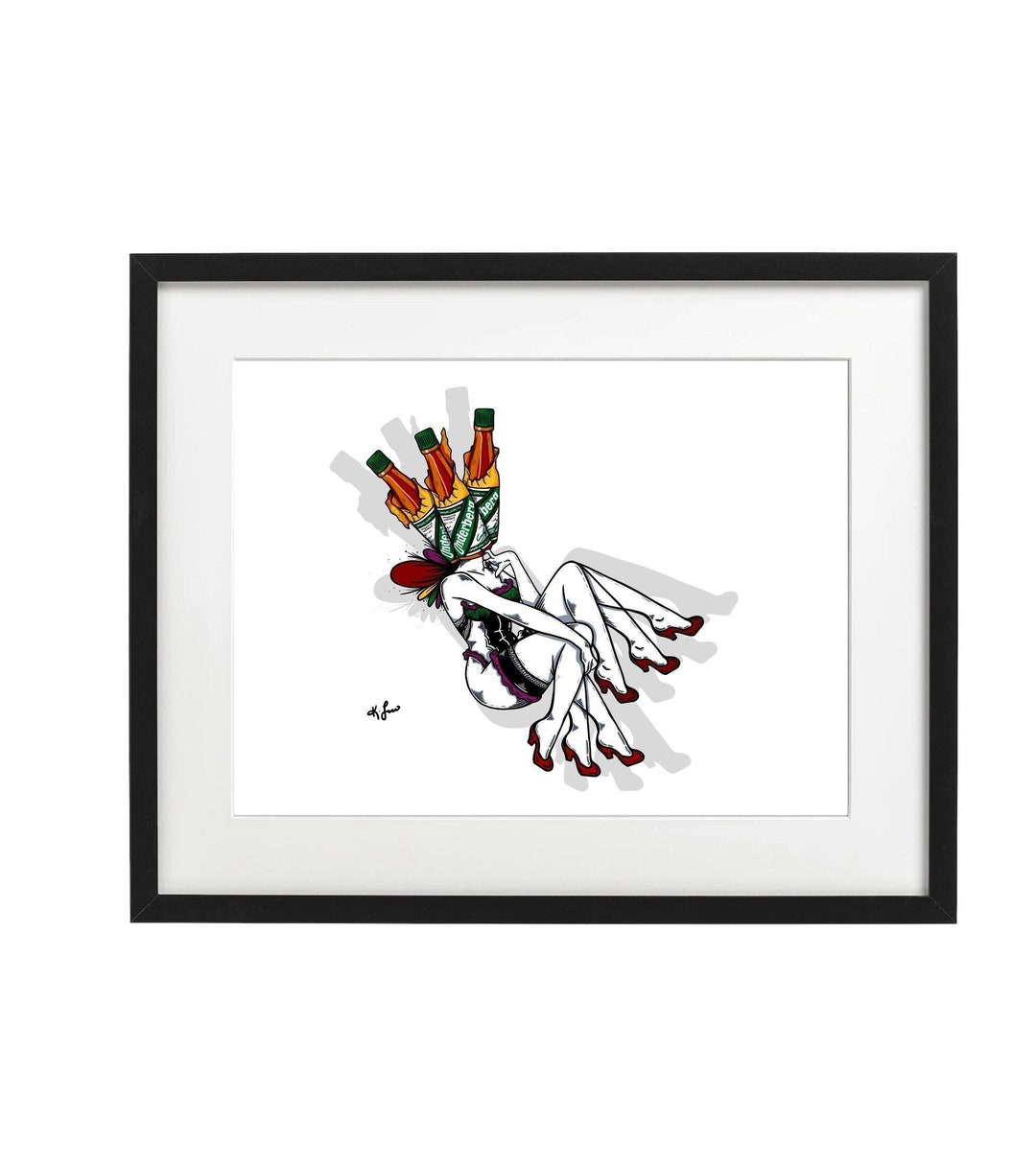 Germany Underberg Chicago Pin up Colorful Abstract Art Print, Poster ...