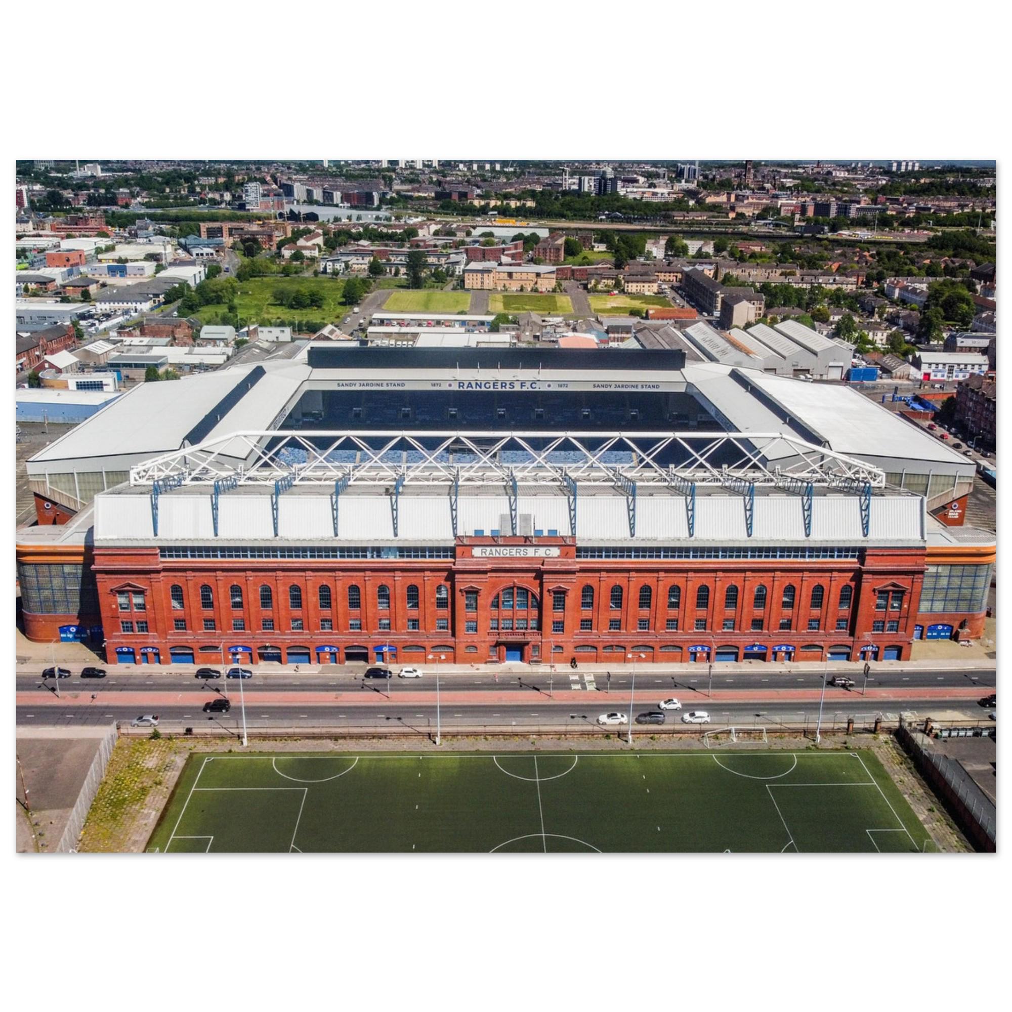 Ibrox Stadium, Classic Semi-glossy Paper Poster - Etsy