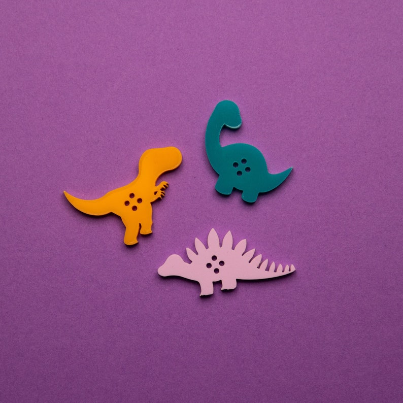 Dinosaur Sewing Button Crochet Button Knitting Button Decorative Notion ...
