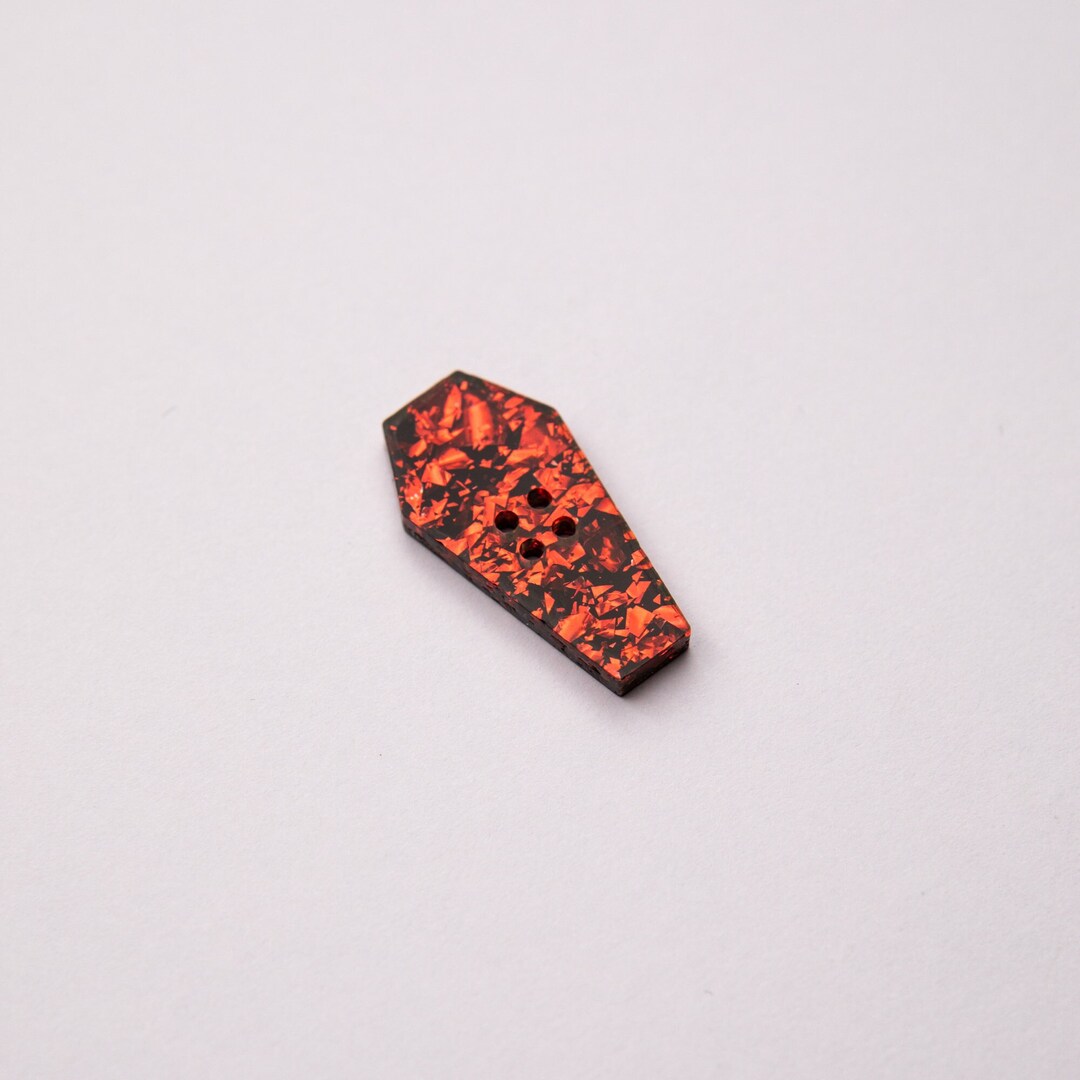 Coffin Sewing Button Crochet Button Knitting Button Decorative Notion 2 ...