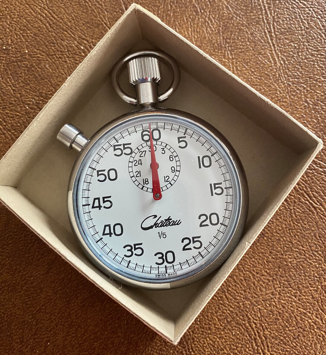 Vintage Stopwatch With Original Box and Certificate - Etsy