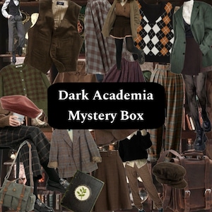 Dark Academia Clothing Mystery Box/1 to 4 Quality Vintage Items ...