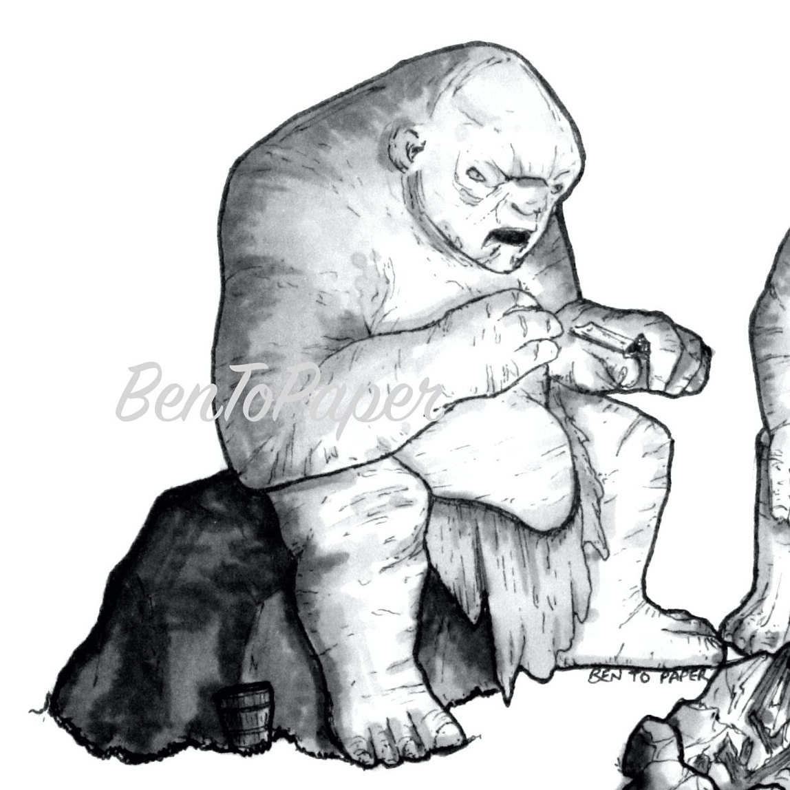 The Trolls Bert, Tom, and William From the Hobbit - DIGITAL DOWNLOAD - Etsy