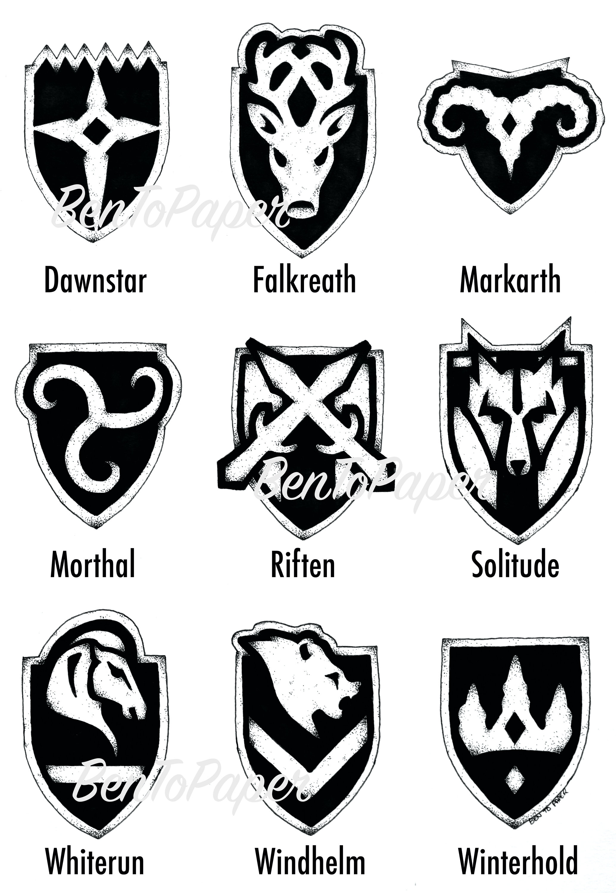 Skyrim Solitude Black