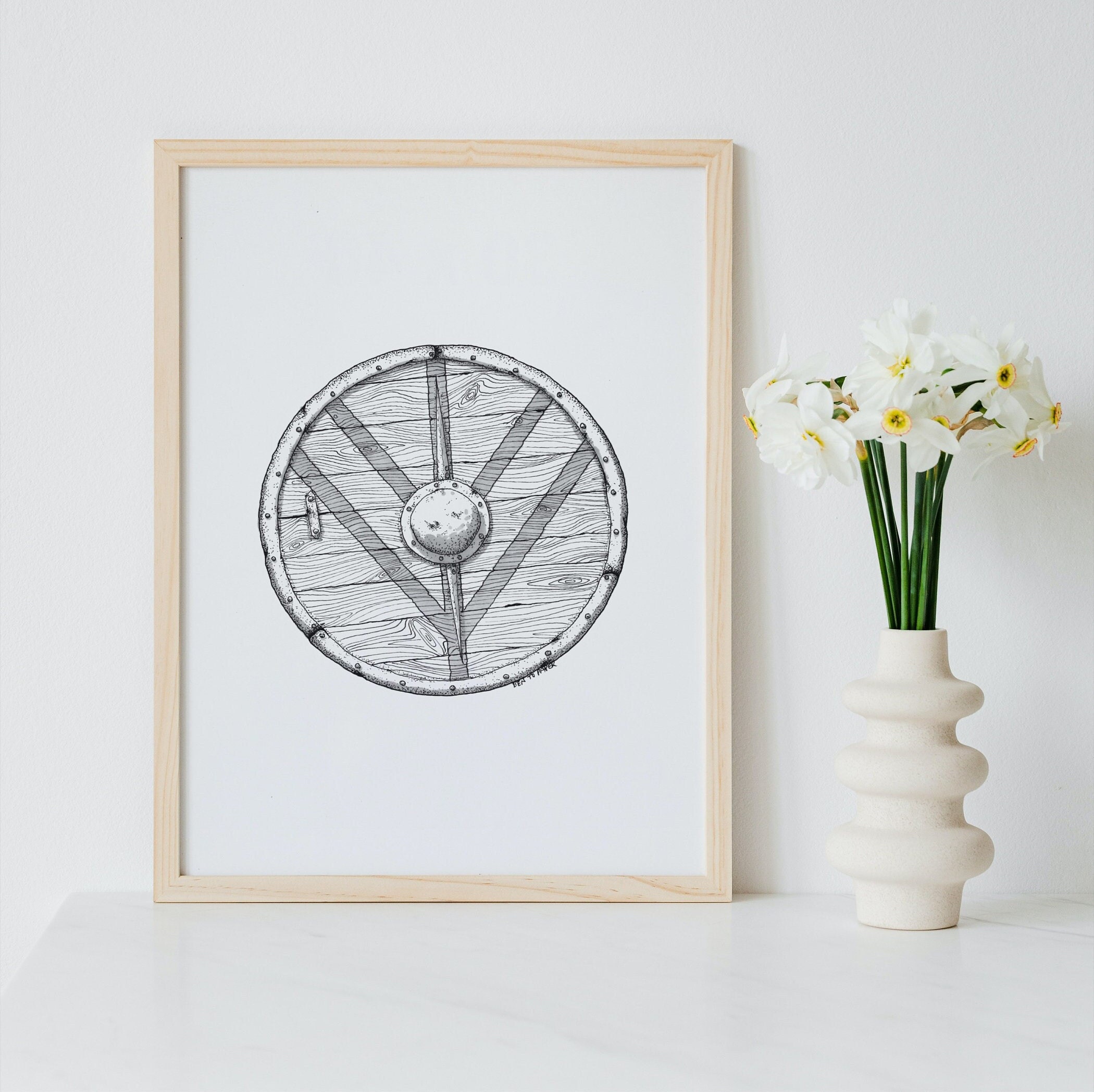 Lagertha Viking Shield - DIGITAL DOWNLOAD - Etsy