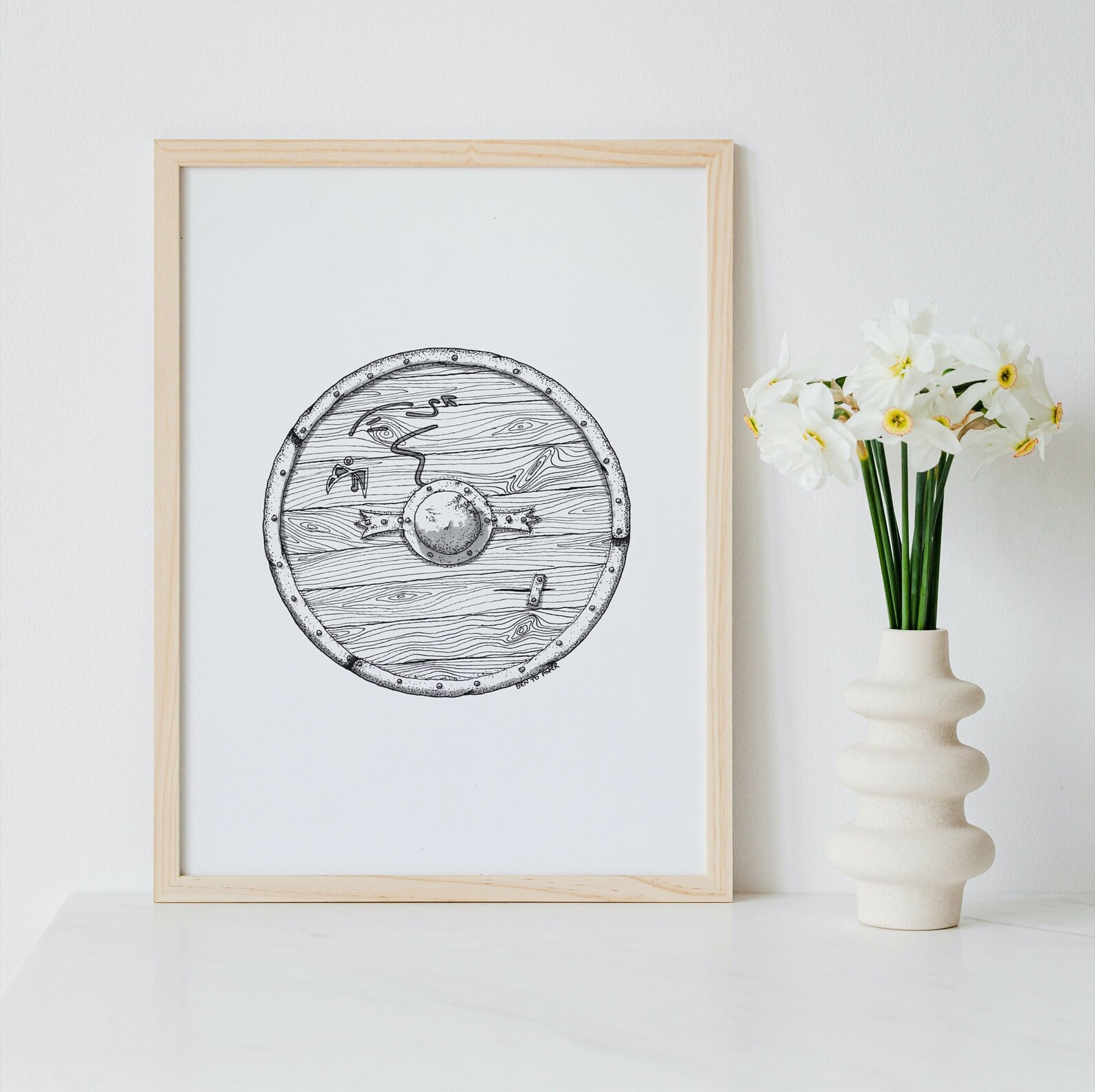 Ragnar Lothbrok Viking Shield - DIGITAL DOWNLOAD - Etsy