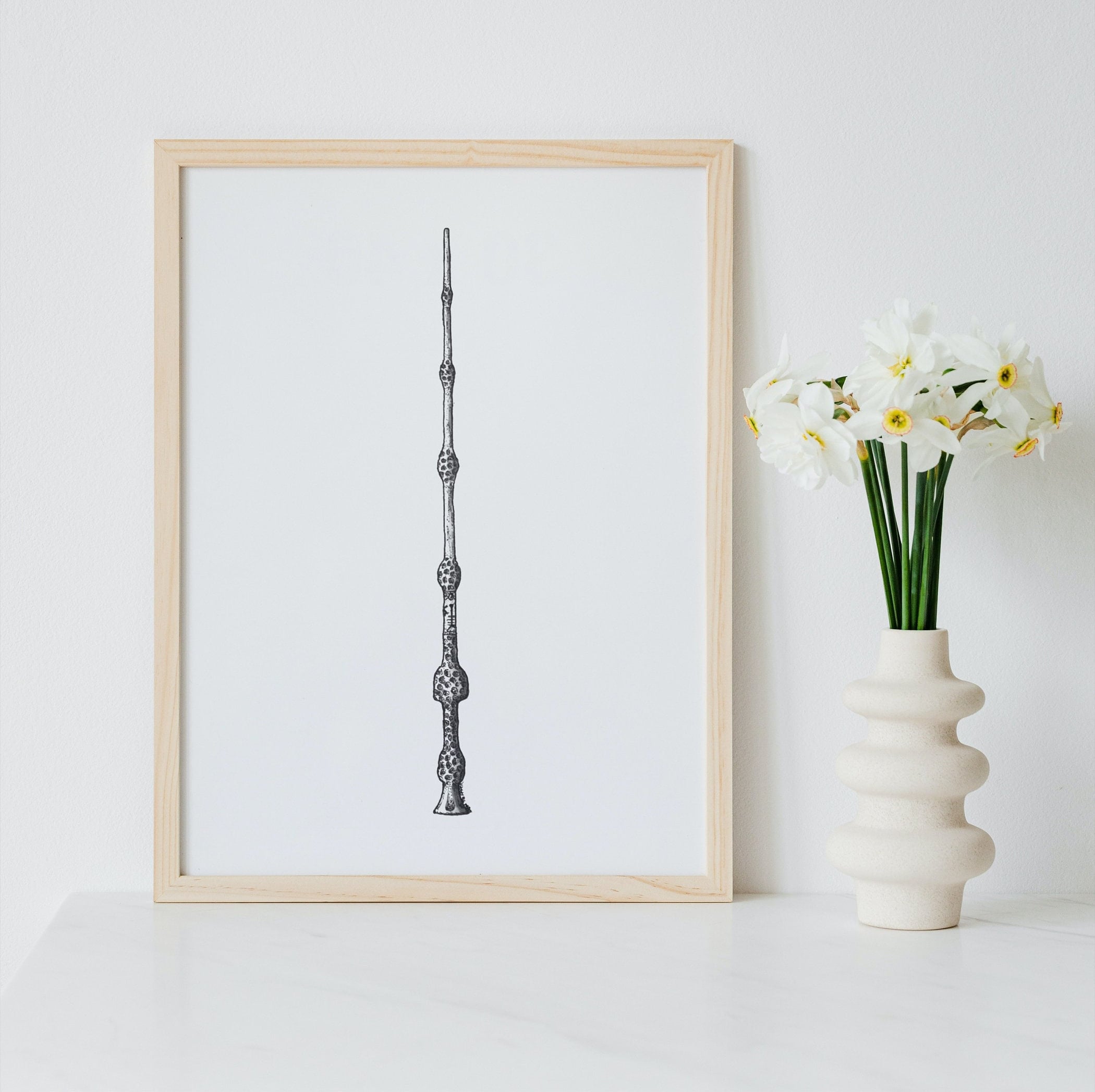 Elder Wand Illustration - DIGITAL DOWNLOAD - Etsy