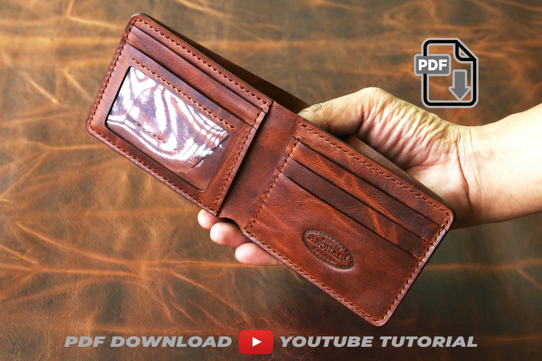 Window Pocket Bifold Wallet PDF Pattern - A4 Size - With Tutorial Video ...