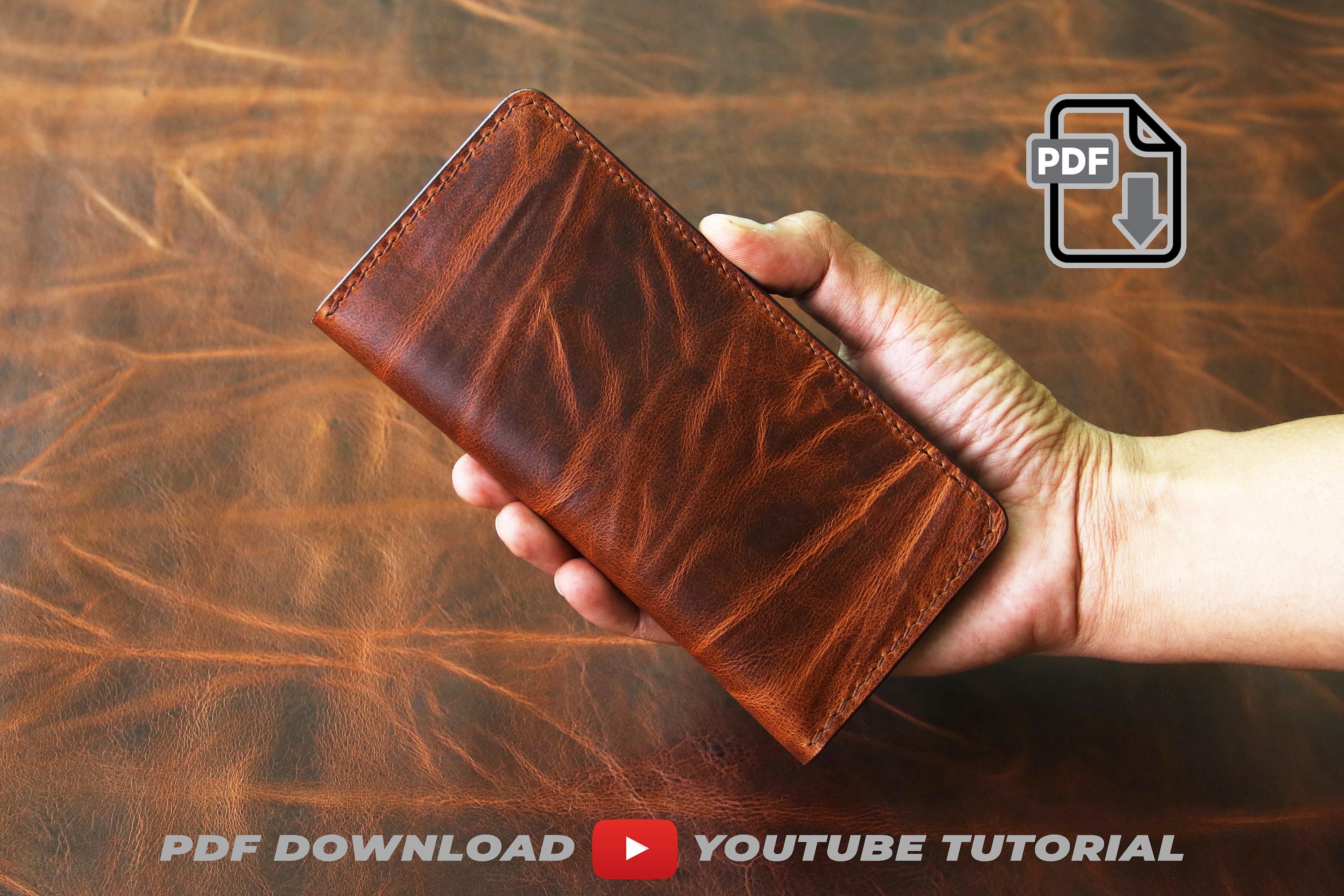 Semi Long Wallet || PDF Pattern With Tutorial Video, A4 Size - Etsy