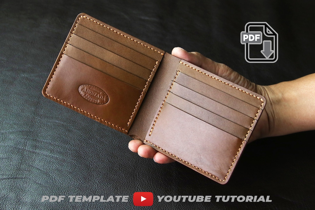 10 Pockets Bifold Wallet - PDF Pattern With Tutorial Video || PDF ...