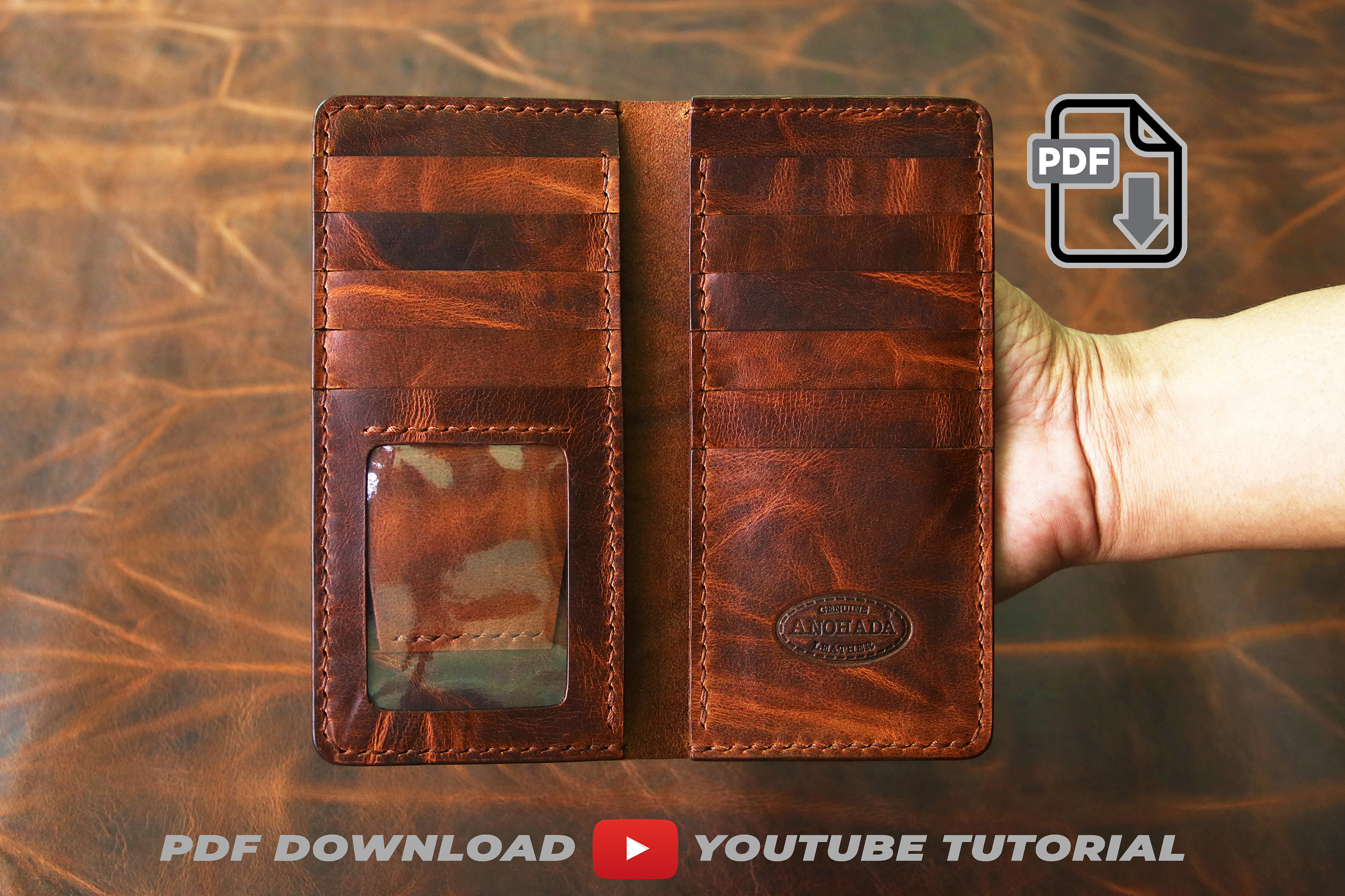 Semi Long Wallet || PDF Pattern With Tutorial Video - Letter Size - Etsy