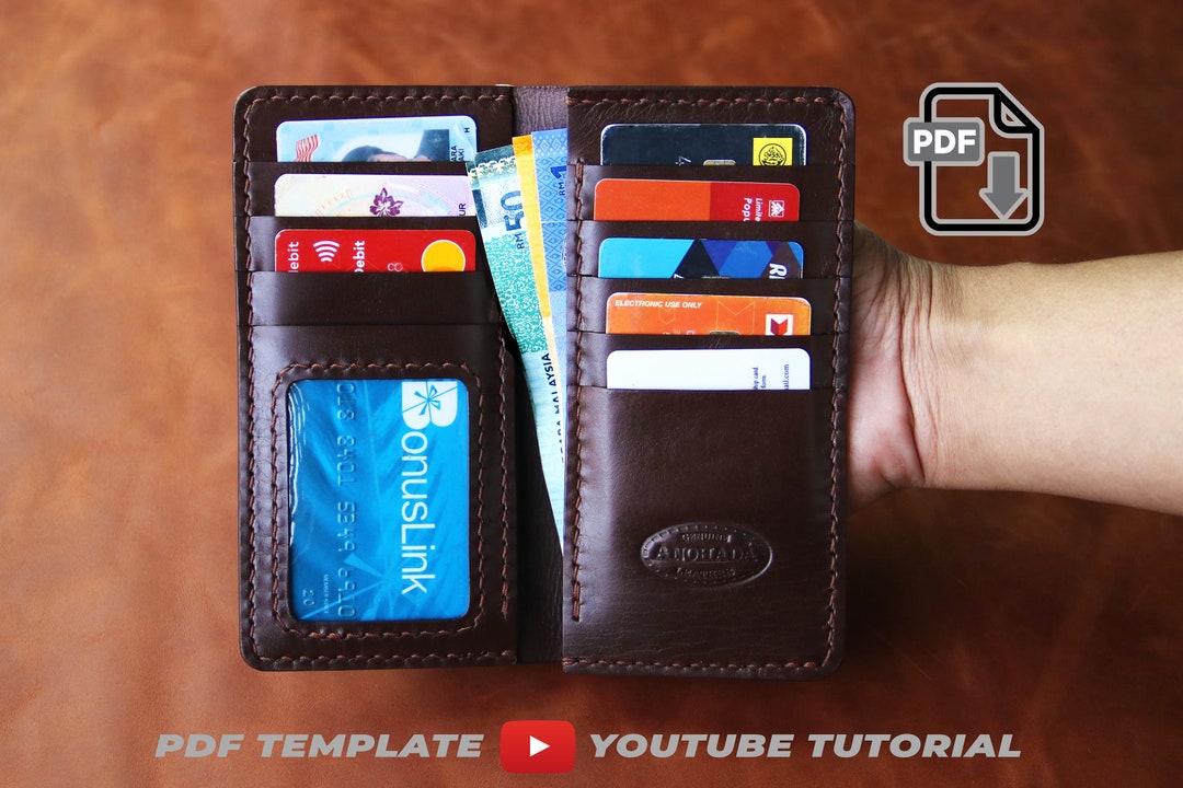 Small Semi Long Wallet - PDF Pattern With Tutorial Video || PDF Letter ...