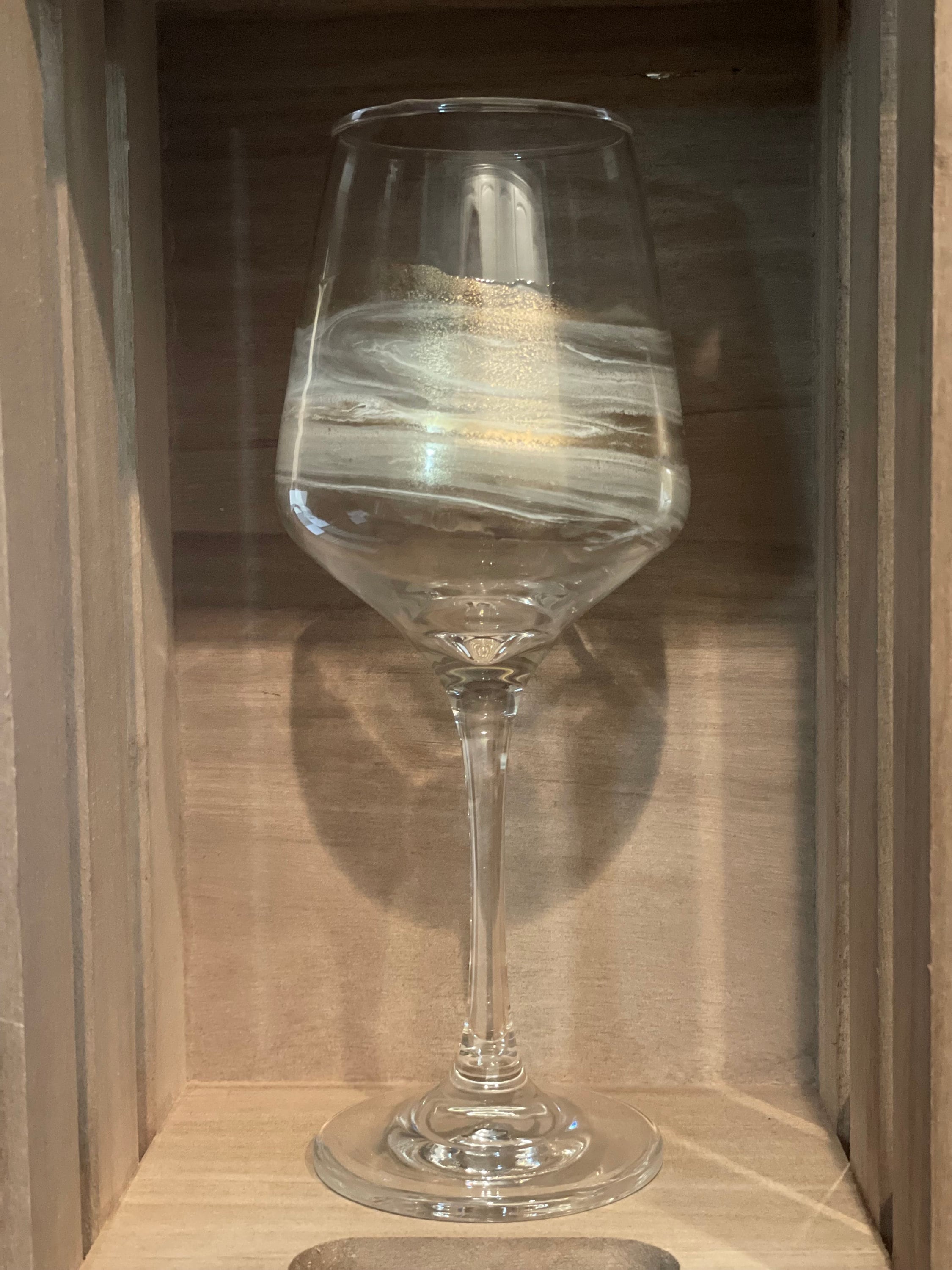 Alcohol Ink Wine Glasses- Set of 4 - Etsy