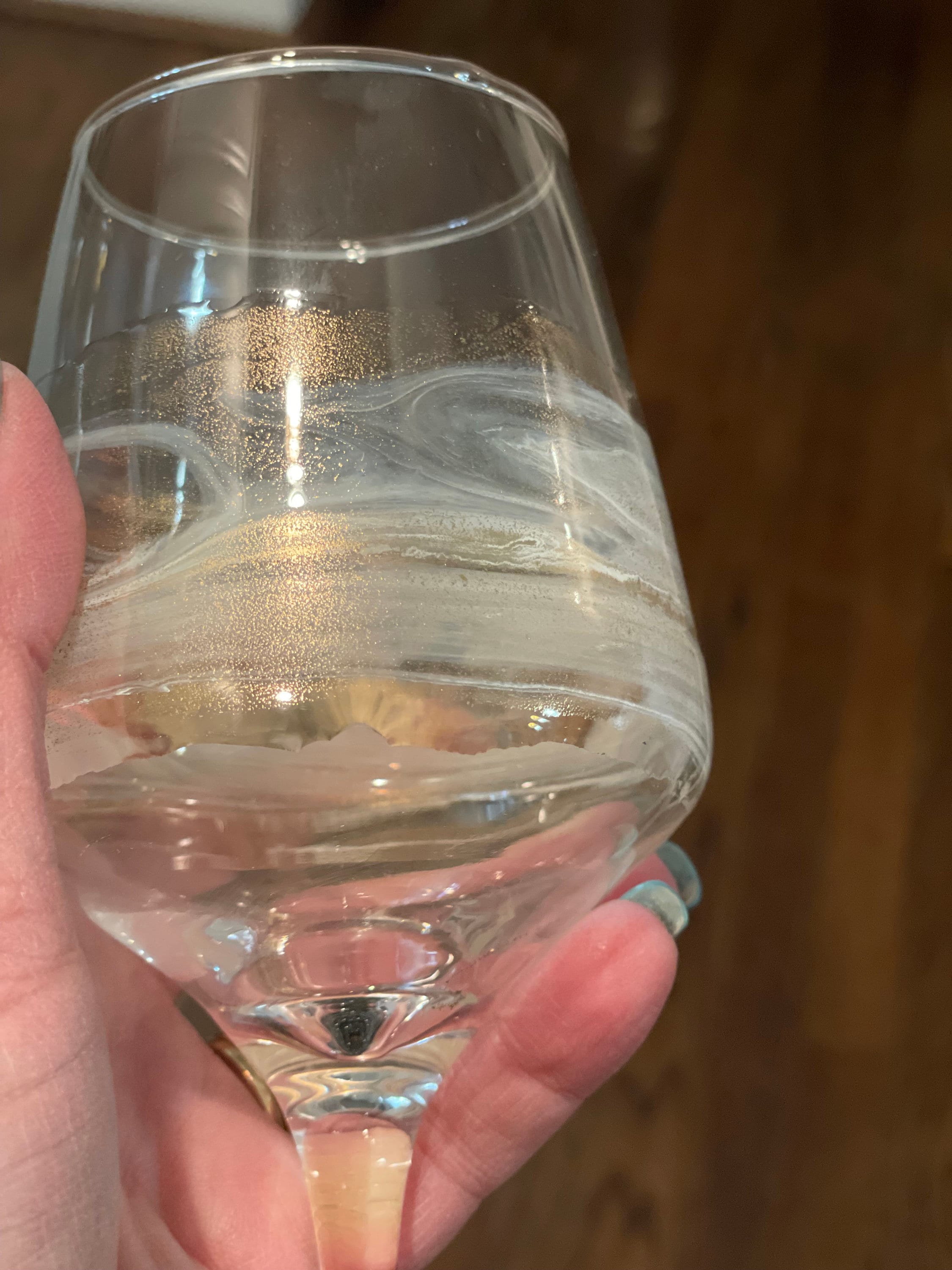 Alcohol Ink Wine Glasses- Set of 4 - Etsy