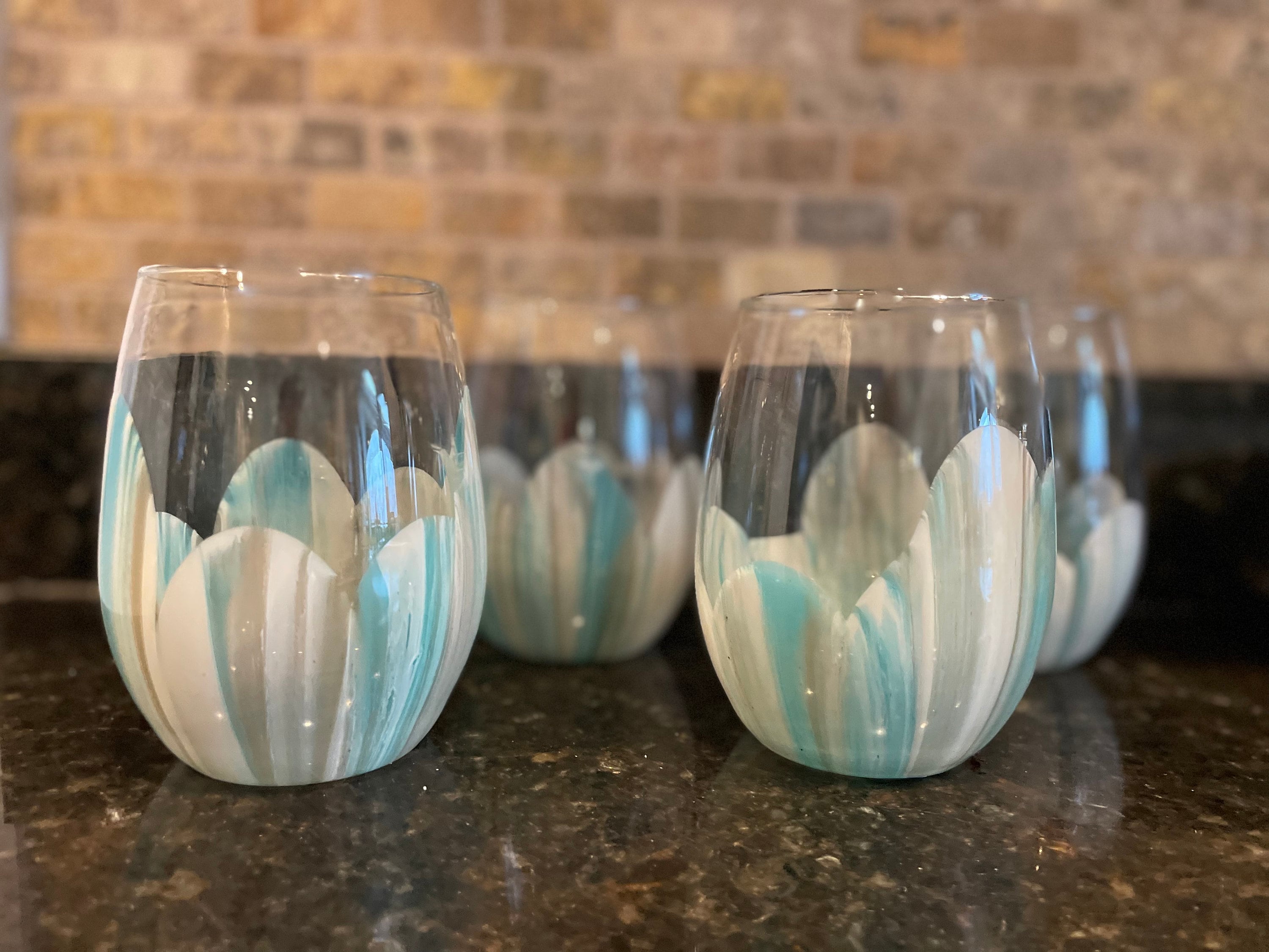 Acrylic Dip Wine Glasses - Etsy