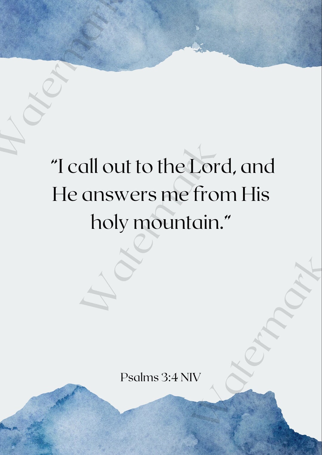 Printable Bible Verse Poster - Etsy