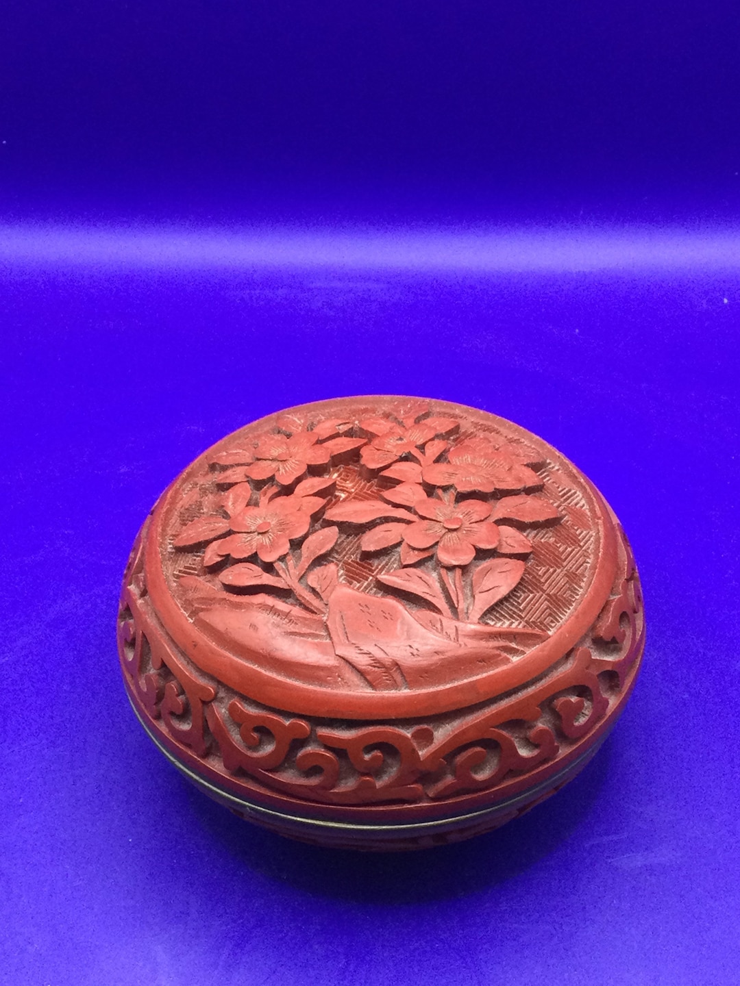 Vintage Chinese Cinnabar Lidded Dish, Oriental Antiques - Etsy