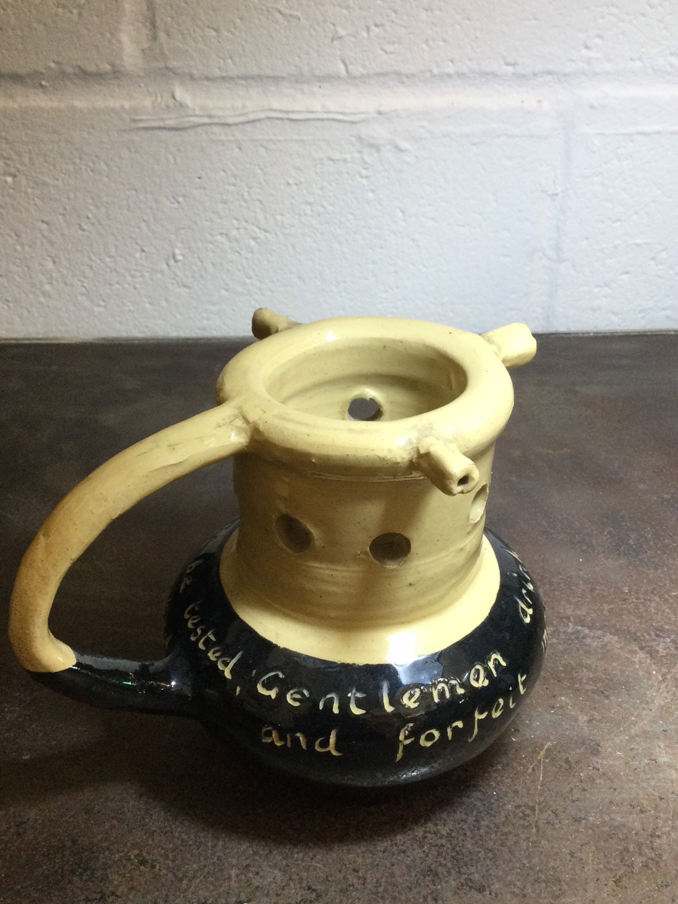 Rare Antique Motto Ware Puzzle Jug ,devon Ware, Antique Puzzle Jug - Etsy