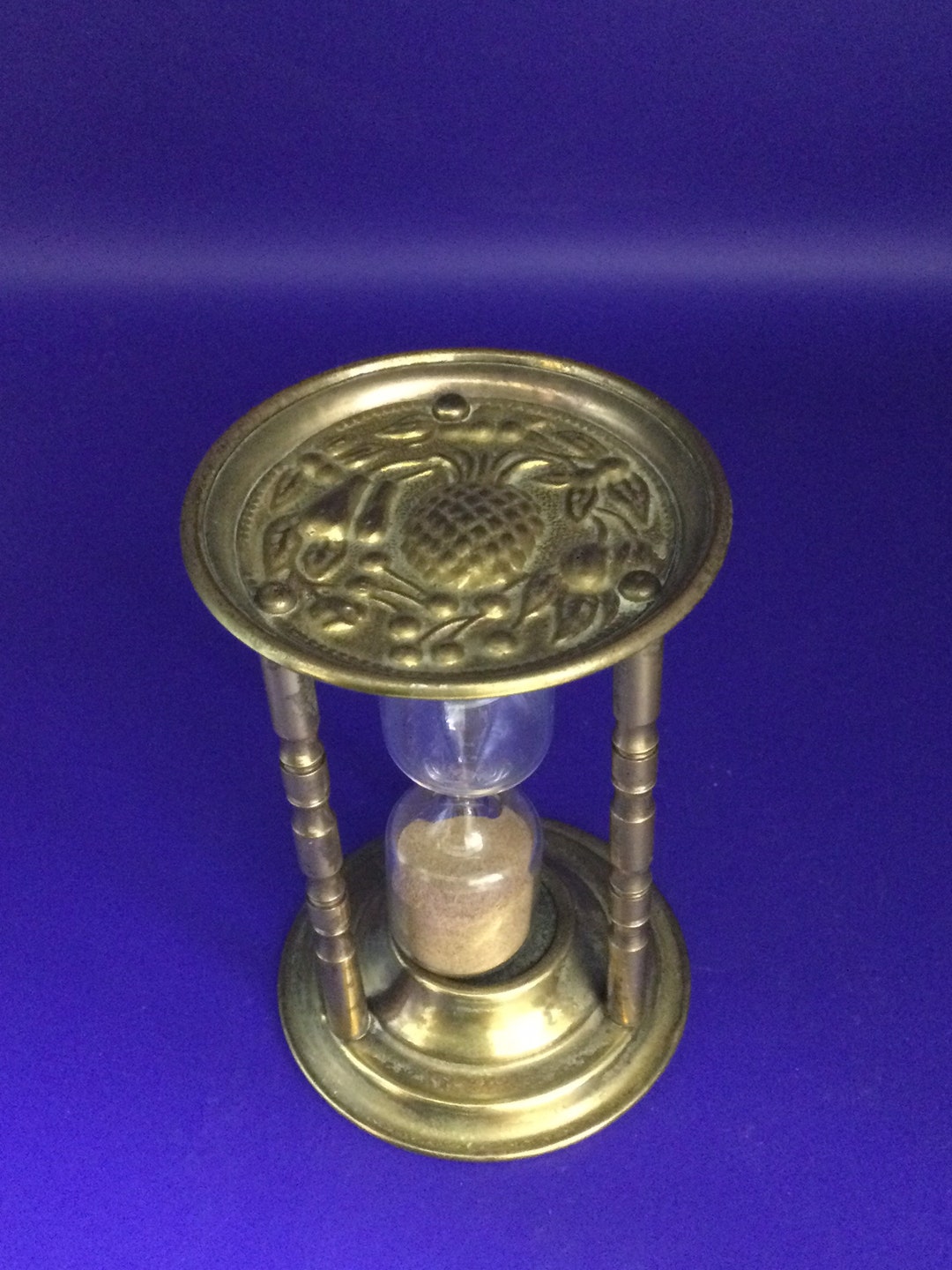 Antique/vintage Egg Timer With Fruit Design, Kitchenalia ,brass and ...