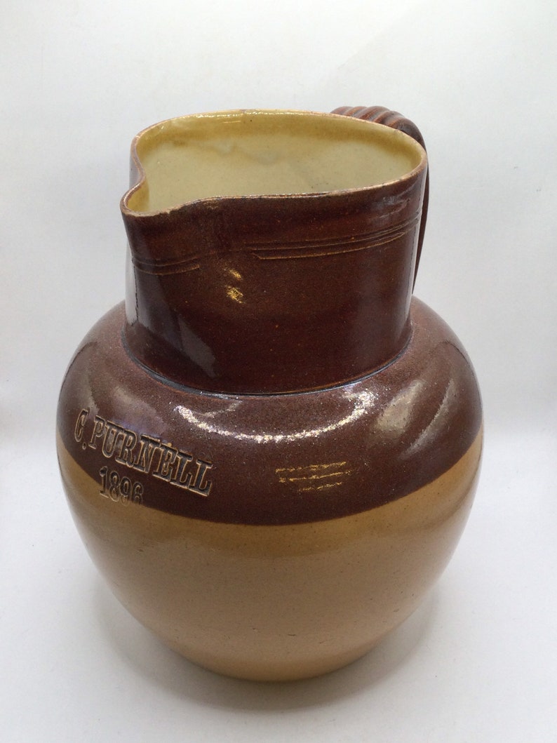 Antique Stoneware Pub Jug/pitcher 1896 ,antique Jugs , Pub Memorabilia ...