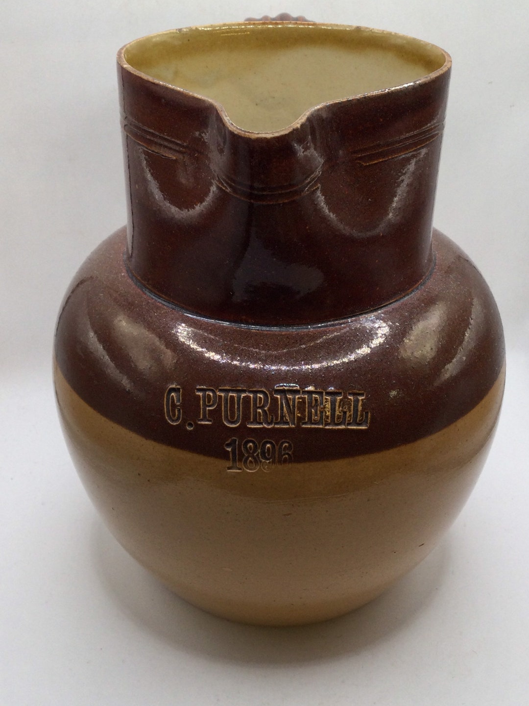 Antique Stoneware Pub Jug/pitcher 1896 ,antique Jugs , Pub Memorabilia ...