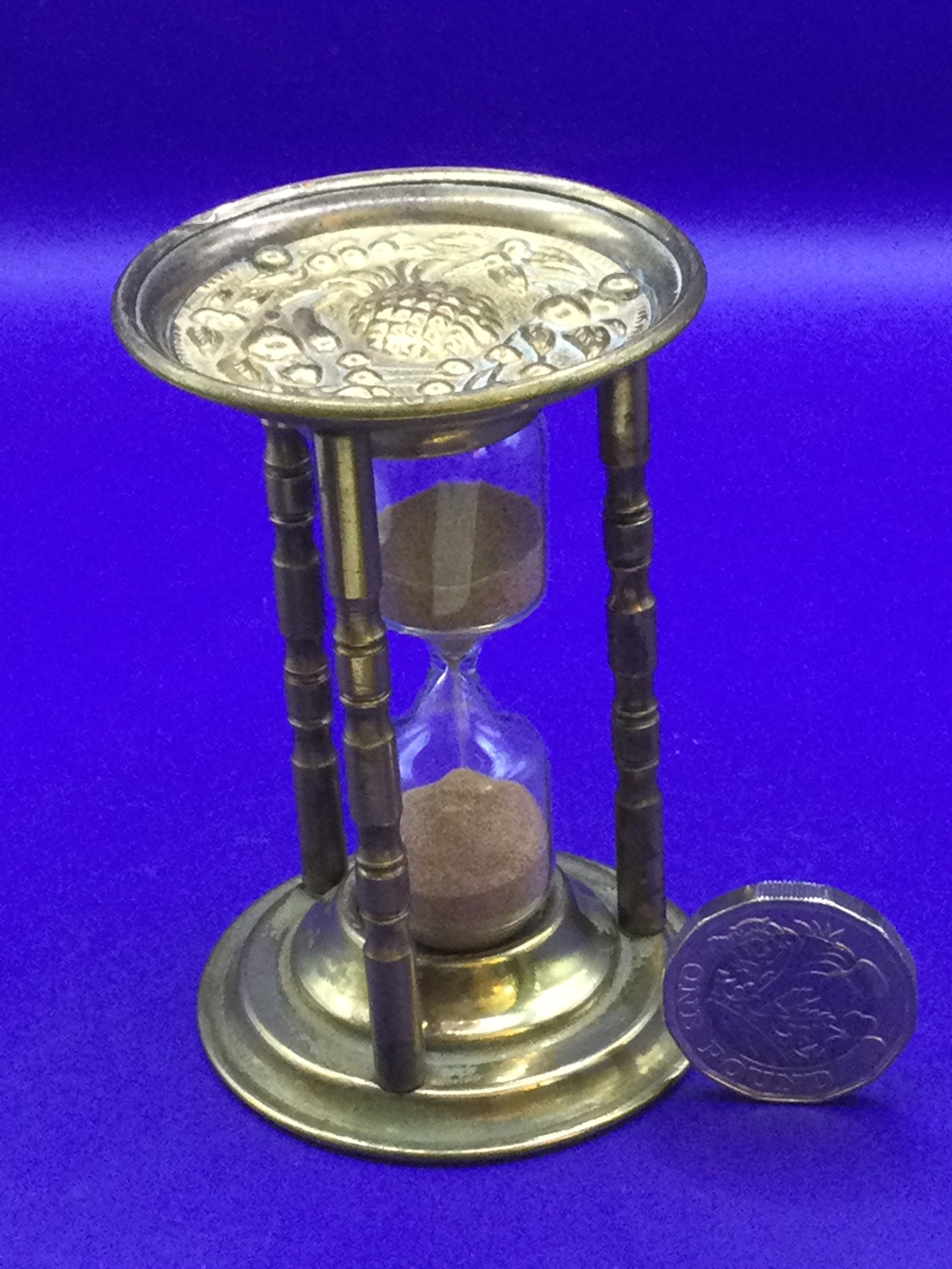 Antique/vintage Egg Timer With Fruit Design, Kitchenalia ,brass and ...