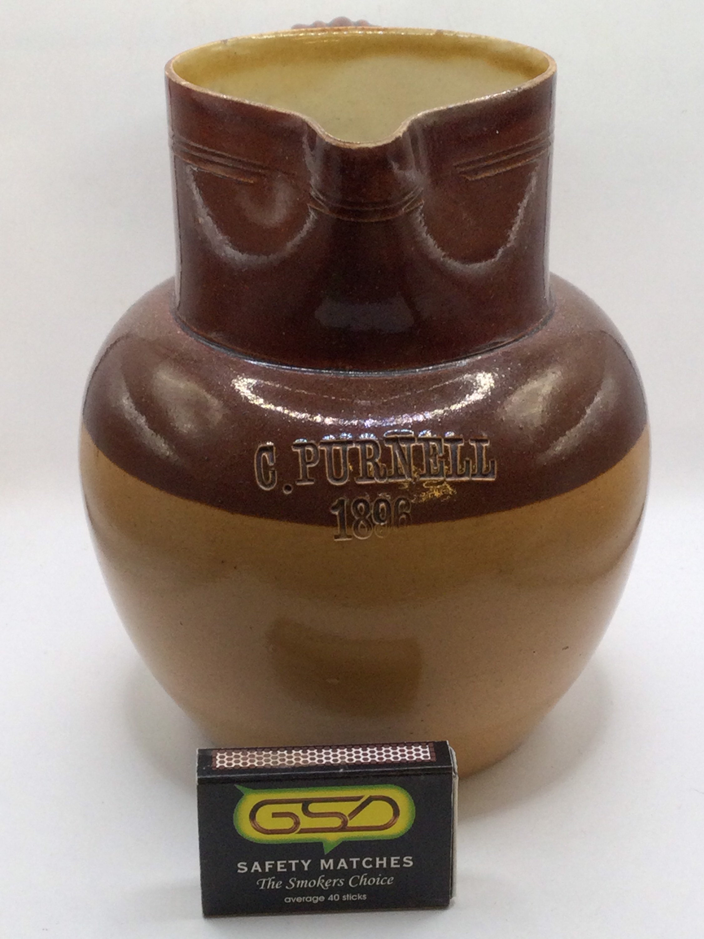 Antique Stoneware Pub Jug/pitcher 1896 ,antique Jugs , Pub Memorabilia ...