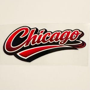 Chicago - UVDTF Decal - Etsy