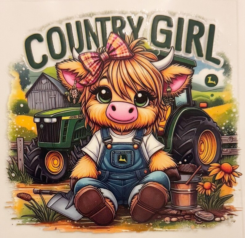 Country Girl - UVDTF Decal - Etsy