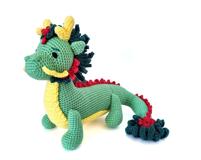 PATTERN - Xinyi the Chinese Dragon, Crochet Stuffed Animal (amigurumi ...