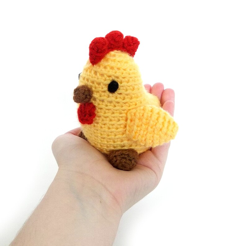 PATTERN - Bitty Bonnie the Chicken, Crochet Toy Pattern (amigurumi PDF ...