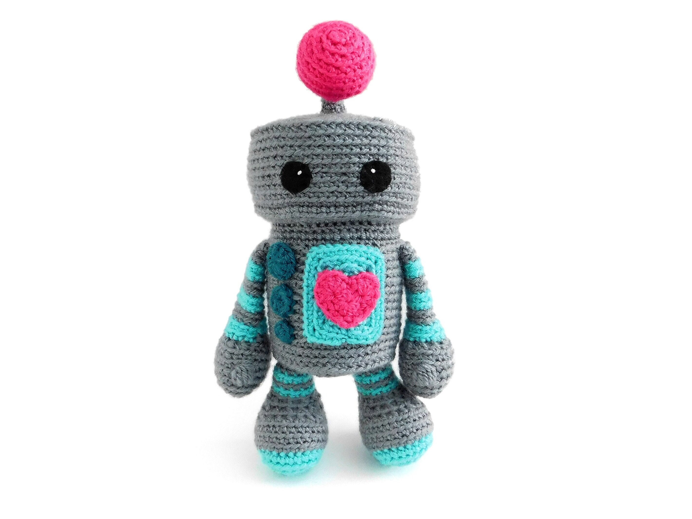 PATTERN - Ruby the Robot, Crochet Plush Toy (amigurumi PDF Tutorial) - Etsy