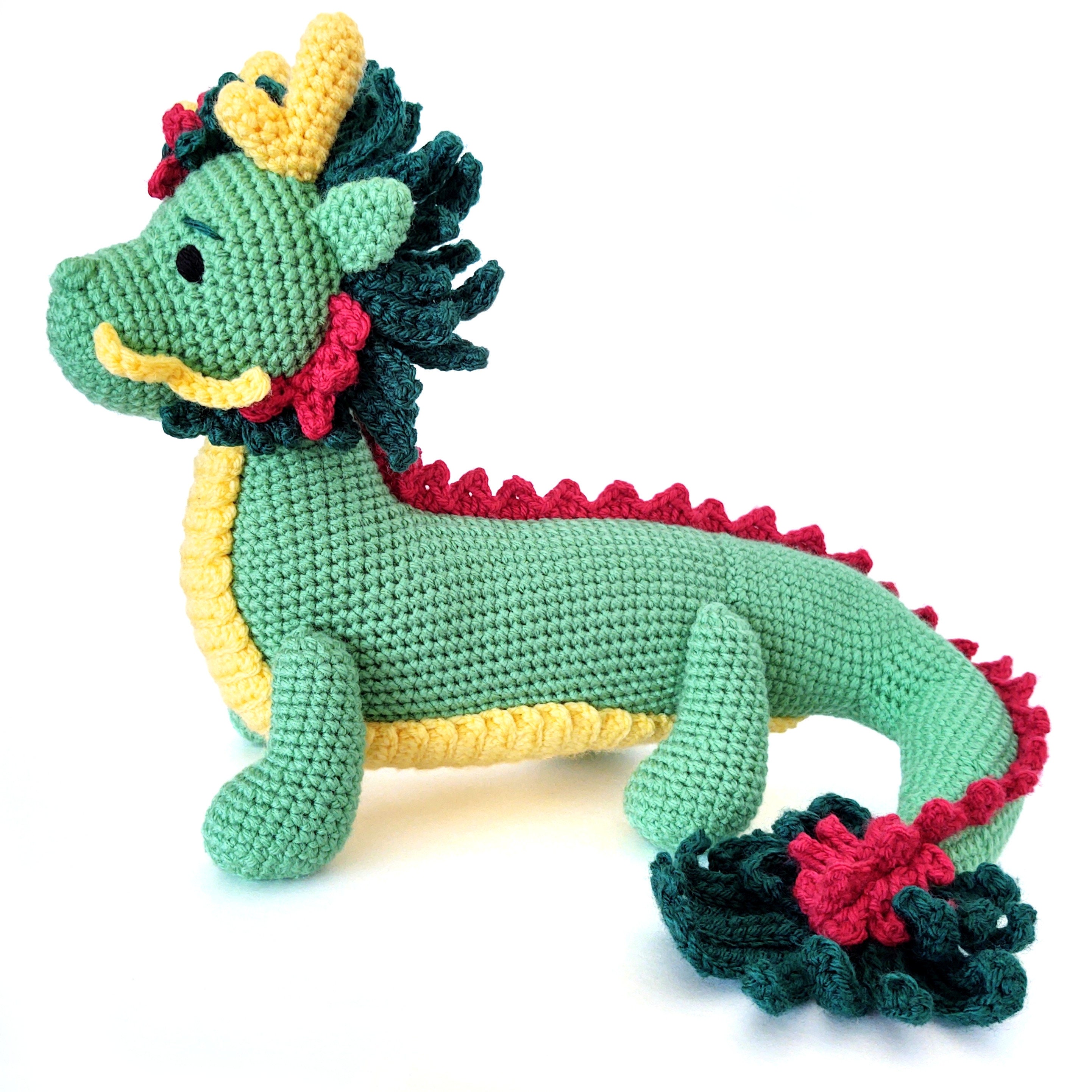 PATTERN - Xinyi the Chinese Dragon, Crochet Stuffed Animal (amigurumi ...