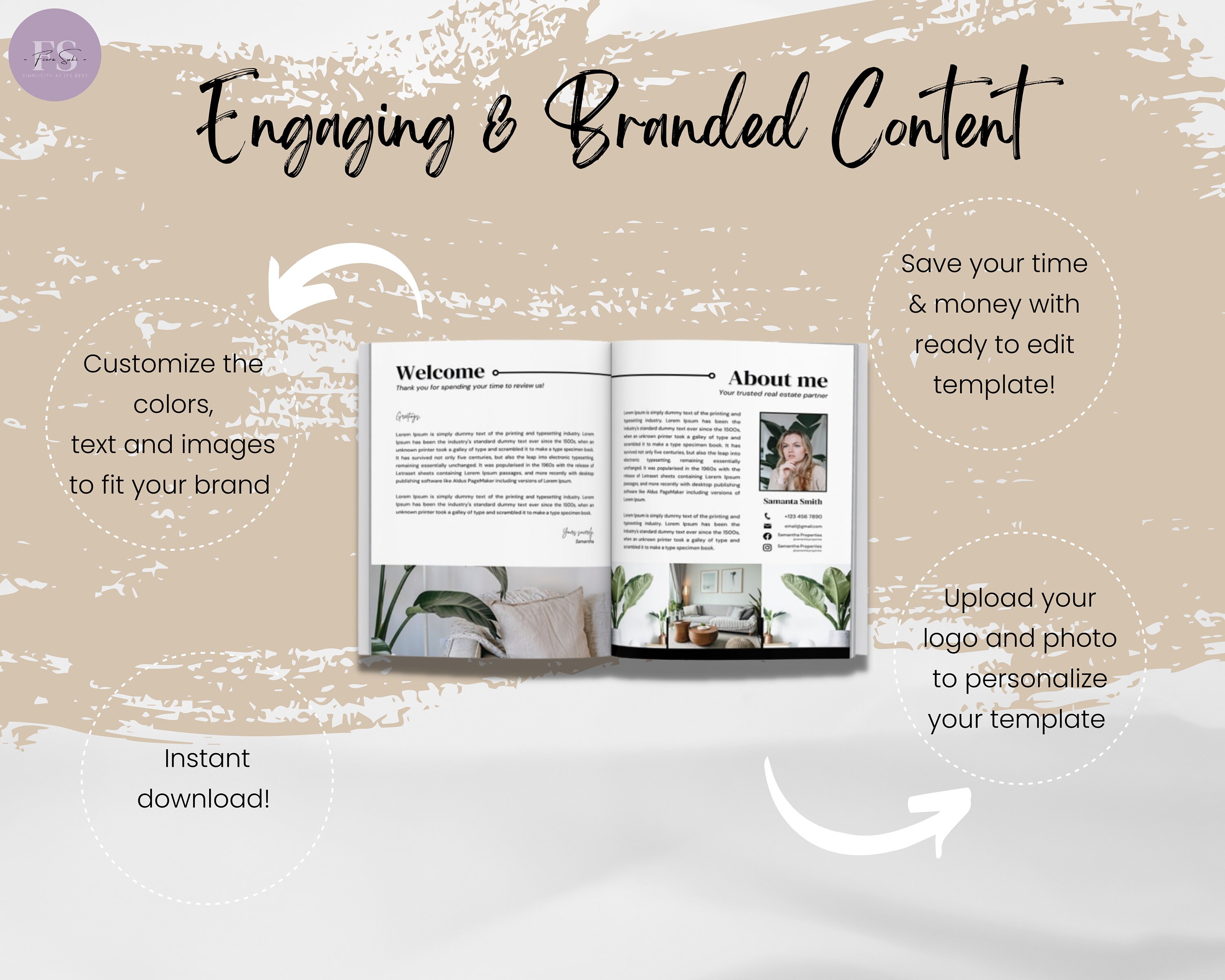 Real Estate Client Welcome Packet: Modern Realtor Canva Template ...