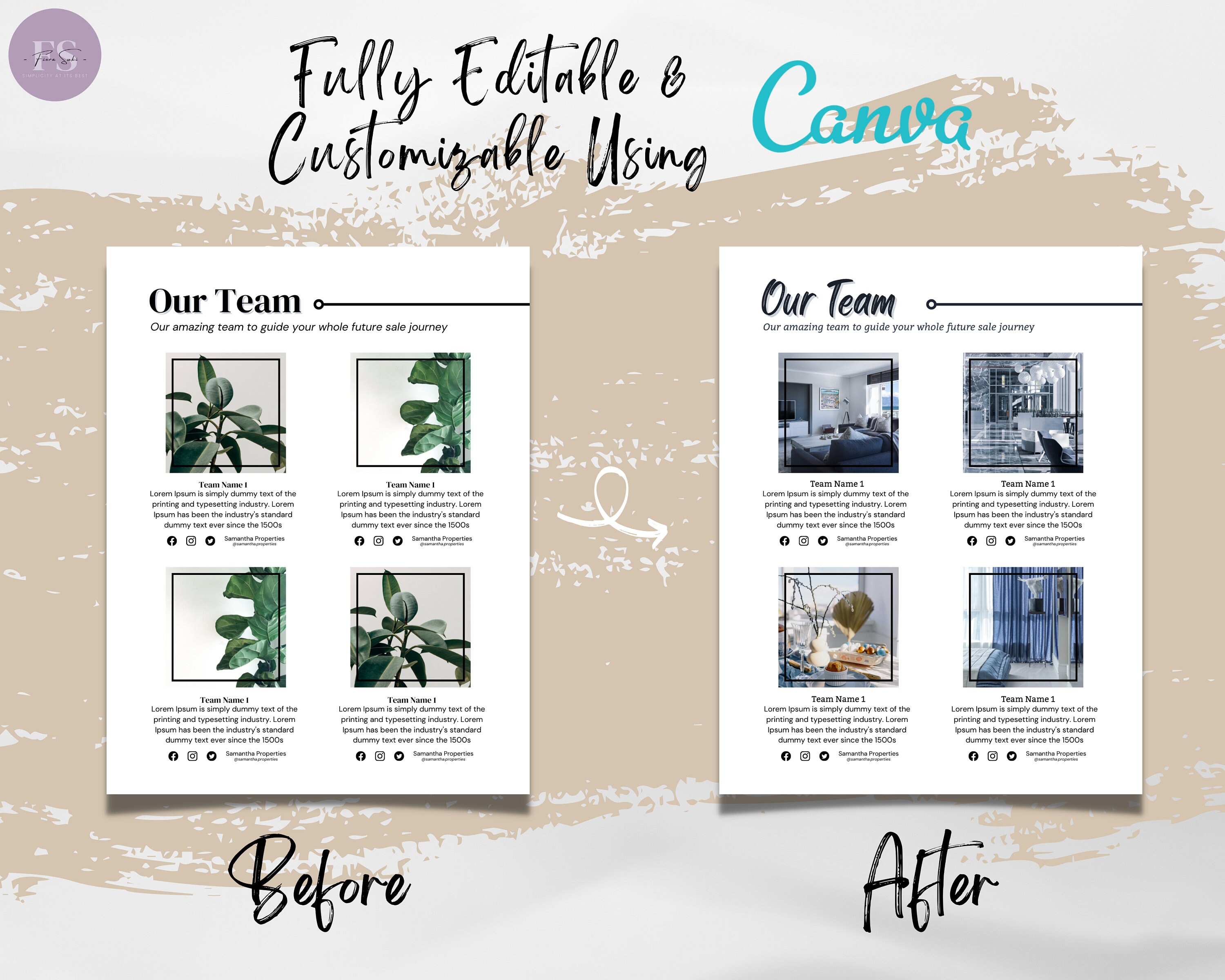 Real Estate Client Welcome Packet: Modern Realtor Canva Template ...