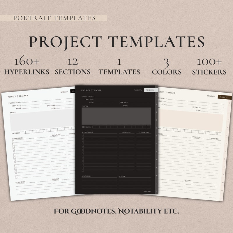 Project Planner - Etsy