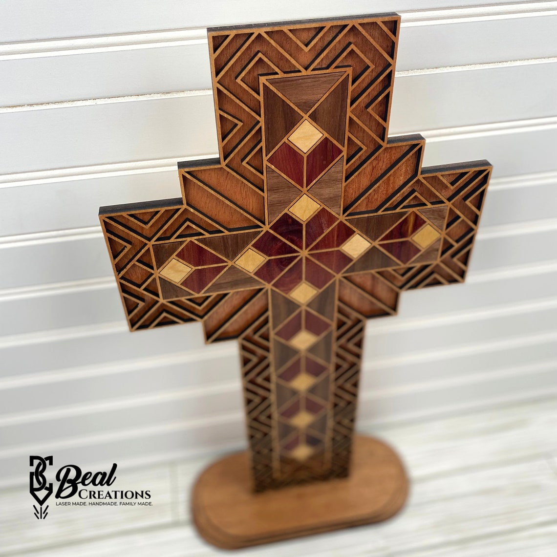 Wooden Cross Stand - Etsy