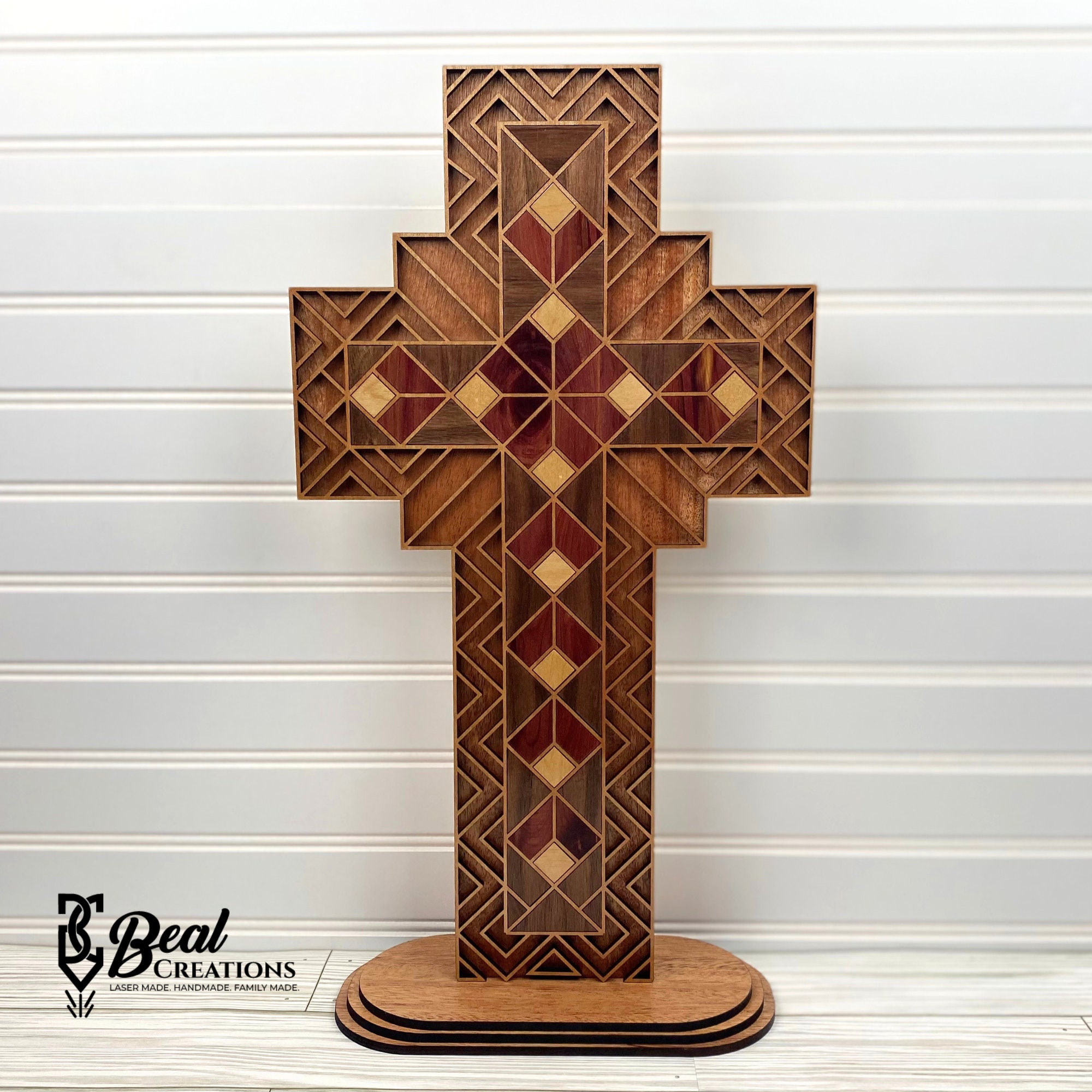Wooden Cross Stand - Etsy