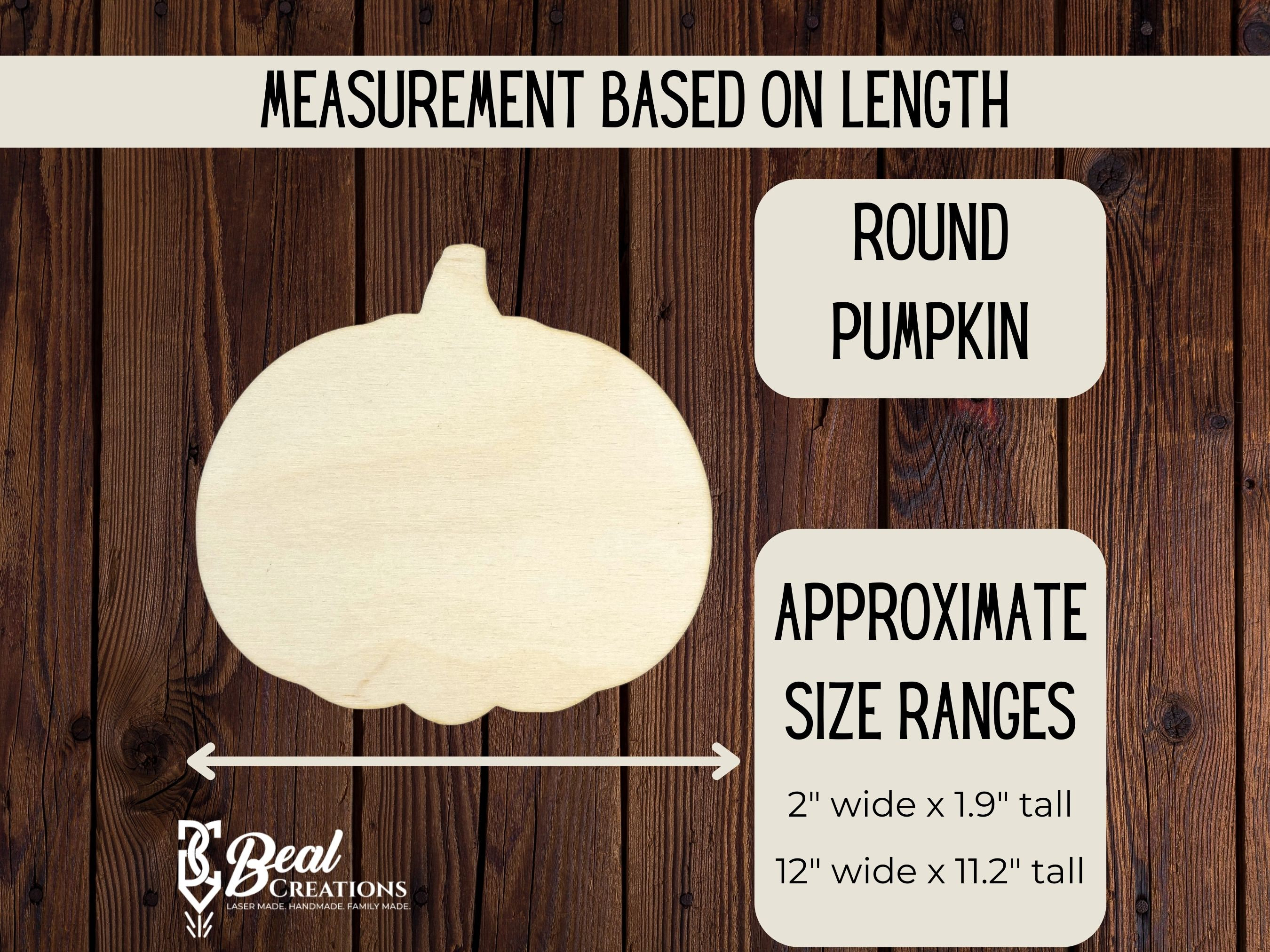 Wooden Pumpkin Cutout Blanks, Multiple Sets and Sizes, Stacked, Tall ...