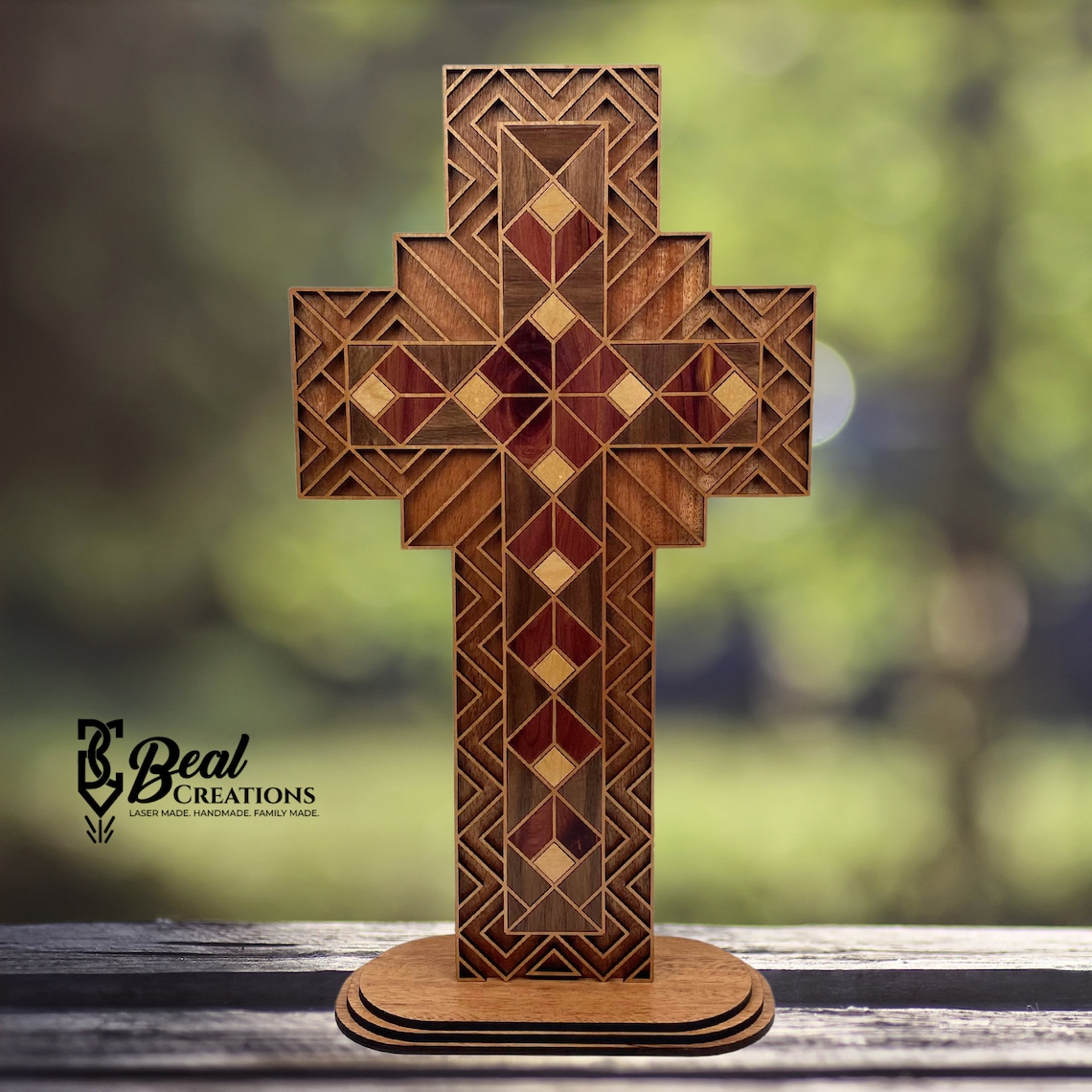 Wooden Cross Stand - Etsy