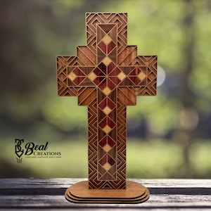 Wooden Cross Stand - Etsy