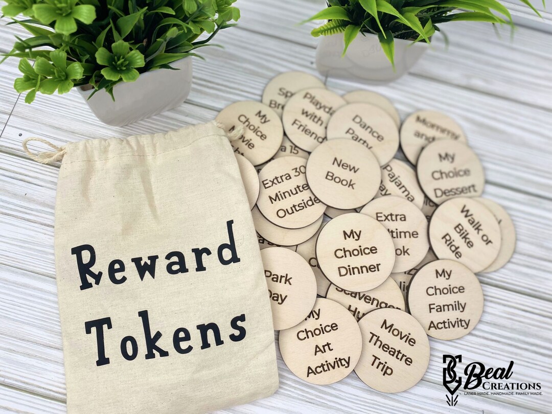 Kids Reward Tokens, Encouragement Rewards, Good Behavior Reward System ...