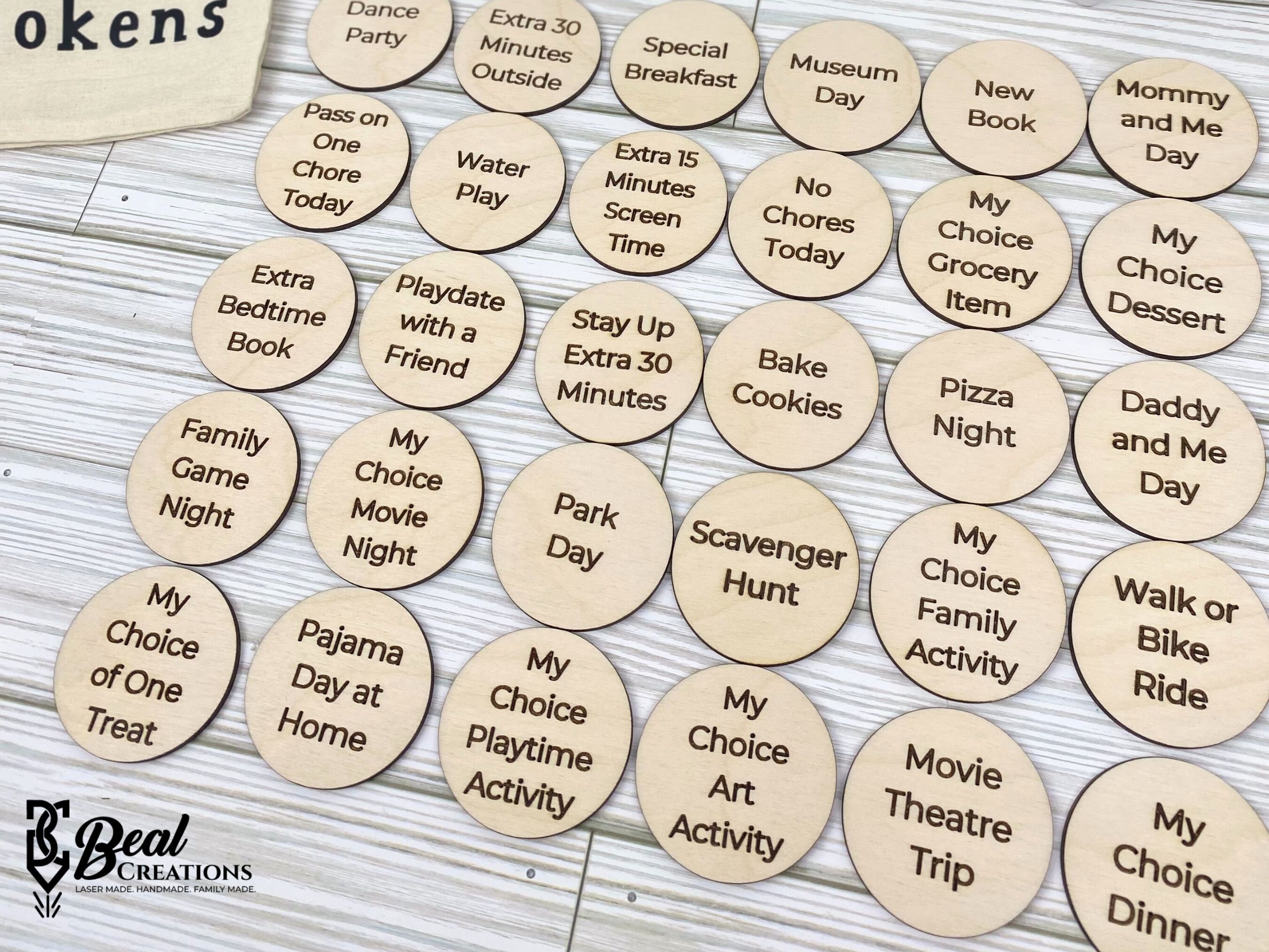 Kids Reward Tokens Encouragement Rewards Good Behavior - Etsy