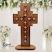 Wooden Cross Stand - Etsy